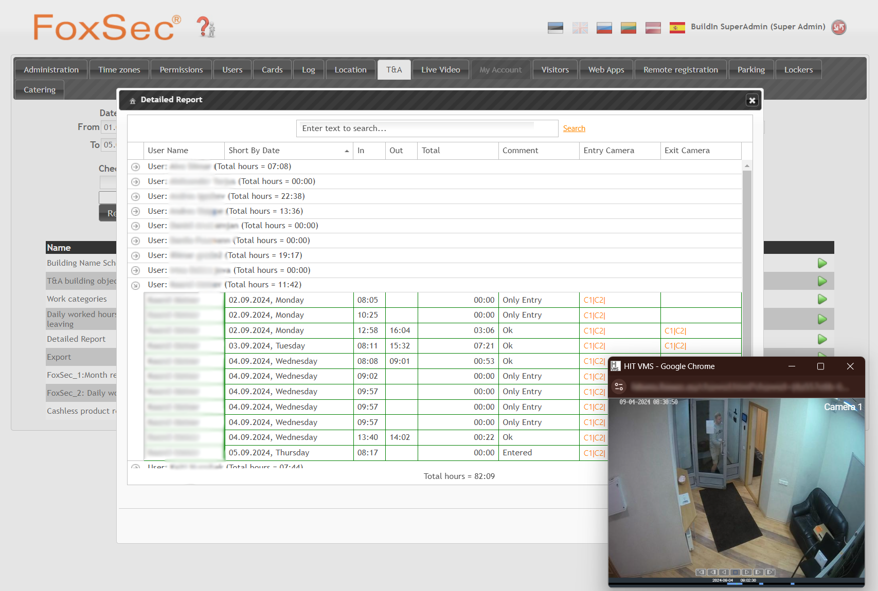 Optimize Your Workforce Management With FoxSec Web Time & Attendance ...